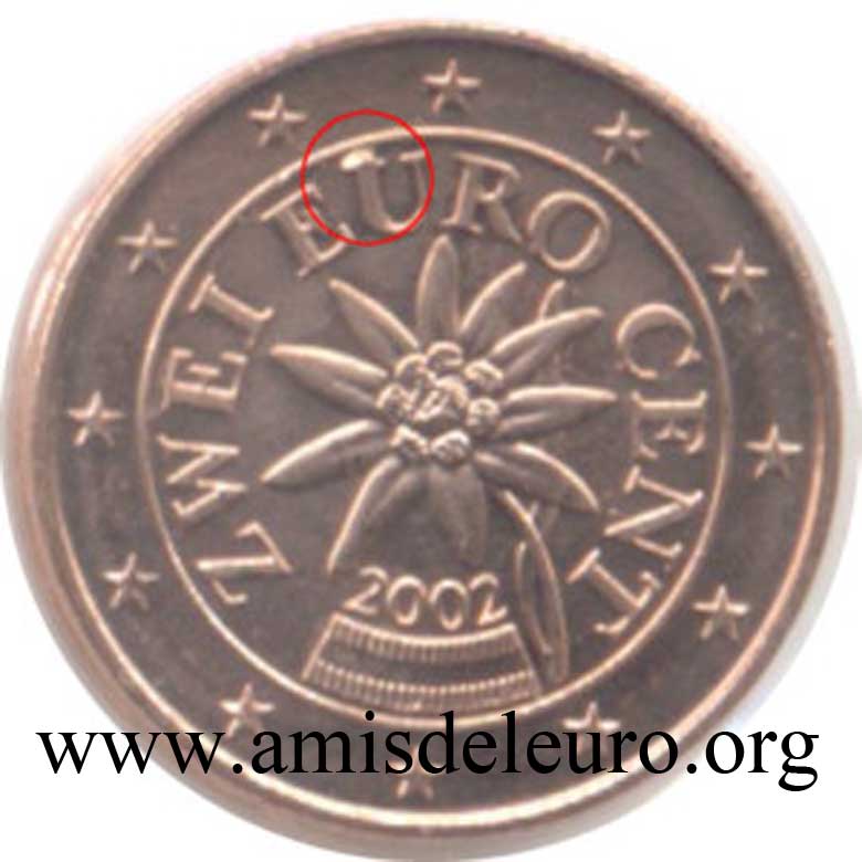 2 cent EDELWEISS – Les Amis de l'Euro